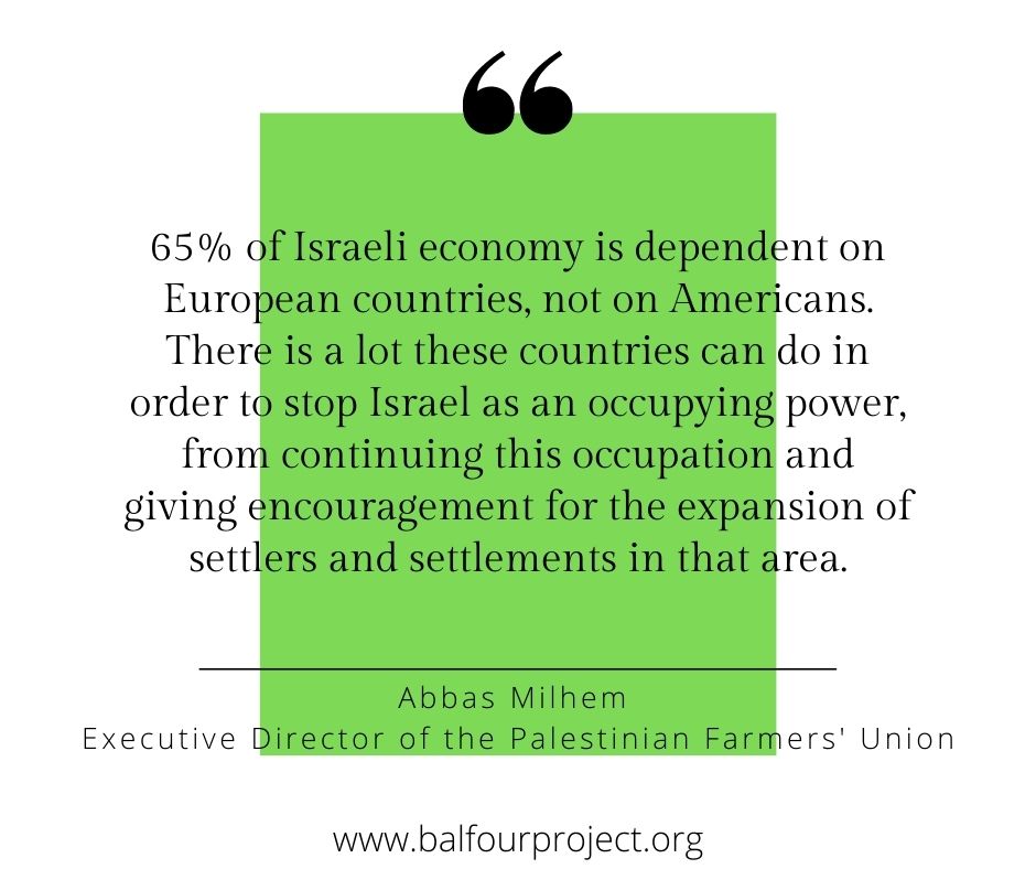 Abbas Milhem on Palestinian agriculture under occupation - Britain ...